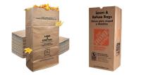 China Extra Large Recyclable Lawn Paper Bags Custom Lining Thickness for sale