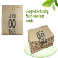 China Custom Printed Lawn Paper Bags For Courtyard Garbage for sale