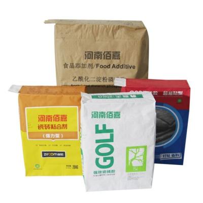 China Lamination Pasted Valve Multiwall Paper Bags Kraft Packaging Ensures for sale