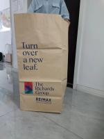 China Customizable Open Top Brown Lawn Bags Damp Proof for sale