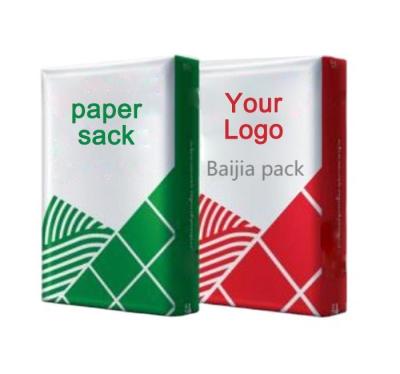 China Custom Printing Color Valve Paper Bags Size Accepted Customizable for sale