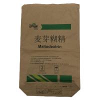 China Customized Industrial Multi Wall Paper Bags Flat Bottom For Maltodextrin With Logo for sale