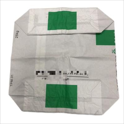 China Surface Perforated Industrial Multiwall Paper Bags For Polyethylene Paste Resin for sale