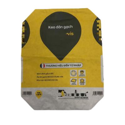 China Industrial Valve Lamination Multi Wall Paper Sacks For Tile Adhesive Packaging for sale
