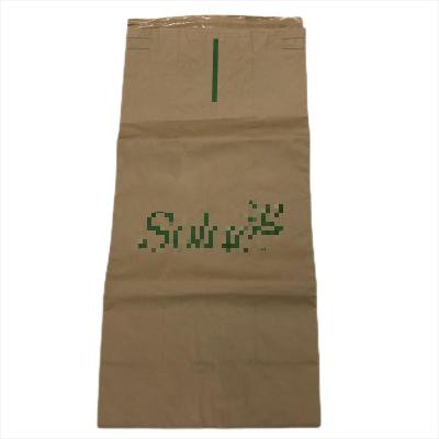 China Customized Pinch Bottom Paper Bags for Food Additives Heat Sealed and with trapezoidal mouth for sale