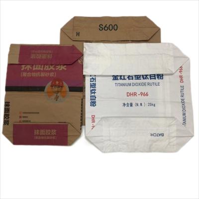 China Food Grade biodegradable Waterproof Moisture-Proof   Multiwall Valve Paper Bags for sale