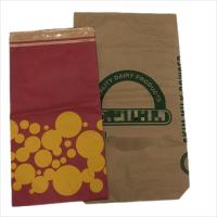 China Customized Logo Heat Seal Paper Bag White Brown Multiwall Paper Bag for sale