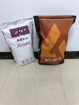 China Eco Friendly Industrial Paper Bags With Pinch Bottom Adhesive Sealing And Custom Size For Food Packaging for sale