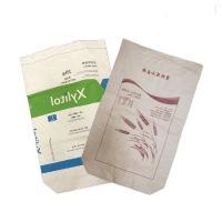 China Food Grade Heat Sealing Paper Sacks Packaging Milk Powder Flour Food Additives for sale