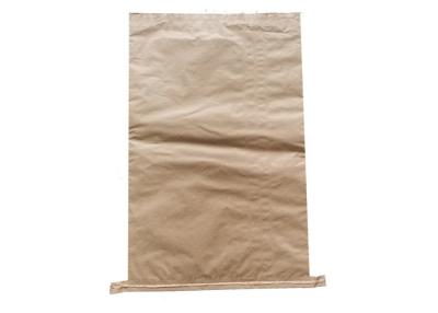China Waterproof Sewn Open Mouth Multiwall Paper Bags Biodegradable High Speed Filling for sale