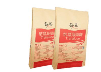 China White Or Brown Pasted Valve Multiwall Paper Bags  PVC Resin Paper Bag Easy Opening for sale