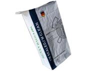 China GMP Standard Multiwall Kraft Paper Bags Delicate Printing With External Top Valve for sale