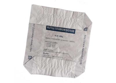 China 3 Ply 25kg 50kg  Pasted Valve Multiwall Paper Bags Durable Block Bottom Paper Bags for sale