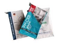 China High Speed Filling  Pasted Valve Bags White Brown Easy Open Flat Bottom Paper Bags for sale