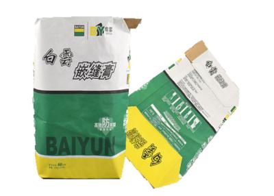China Industrial Material Valve Paper Bags Durable High Tensile Strength Long Working Life for sale