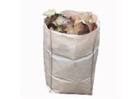 China Recycled Heavy Duty Paper Bags 30 Gallon Capacity  For Home Garden  GMP Standard for sale