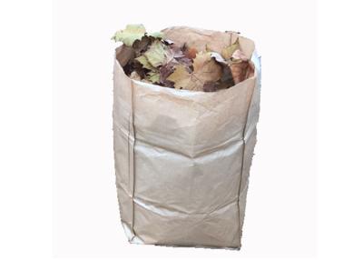 China Recycled Heavy Duty Paper Bags 30 Gallon Capacity  For Home Garden  GMP Standard for sale