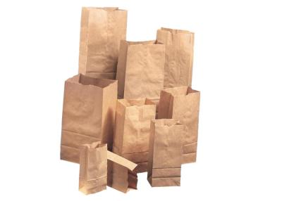 China Food Grade Block Bottom Paper Bags  For Milk Powder Hygiene Packaging 60g-120g/M2 for sale