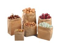 China Flat Brown Kraft Heat Seal Bags  Customized Size Food Grade Delicate Flexo Print for sale