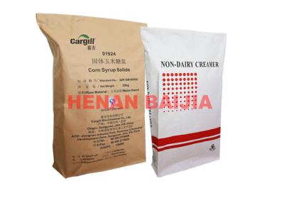 China Industrial Multi Wall Paper Sacks Sewn Open Mouth Bags Biodegradable  GMP Standard for sale