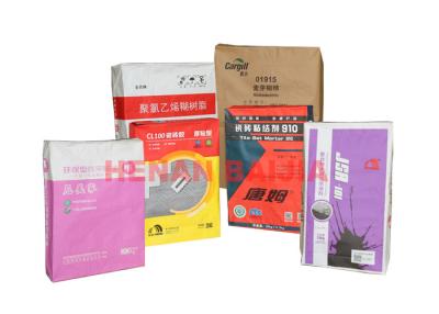 China Flat Mouth Industrial Paper Bags Large Capacity 50cm*30cm*16cm  White Or Wood Color for sale