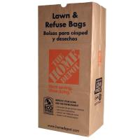China Leafs Refuse 3 Layer 25kg Multiwall Kraft Lawn Paper Bags for sale