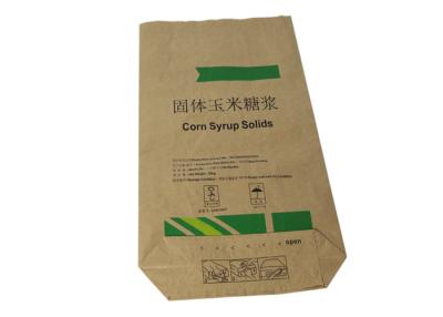 China Custom Capacity 1-4 Layers Square Bottom Paper Bags Food Powder packaging for sale