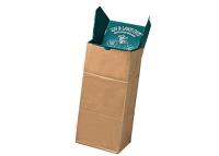 China 125gsm Multiwall Kraft Paper Bags Heavy Duty Yard Waste Bags With Customized Logo for sale
