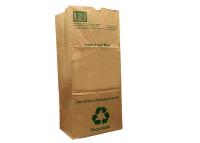 China 10 Count Multiwall Kraft Paper Bags Large 30 Gallon Paper Leaf Bags for sale