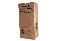 China 4ply Kraft Large Lawn Paper Bags For Yard Waste Paper Lawn And Refuse Bags for sale