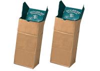 China Flexo printing 25kg Heavy Duty Garden Waste Sacks Garden Refuse Bags for sale