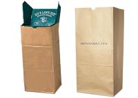 China 30 Gal Biodegradable Lawn And Leaf Bags Paper Garden Waste Bags for sale