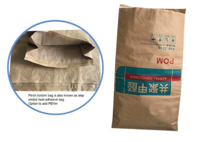 China Customizable Pinch Bottom Paper Sacks for Your Packaging Requirements for sale