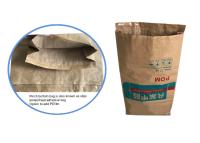 China Customized Hot Melt Pinch Bottom Paper Bags Multiwall Kraft Paper Packaging Bags for sale