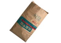China Coconut Packaging Food Grade Pinch Bottom Paper Bags Recycled Logo Print for sale