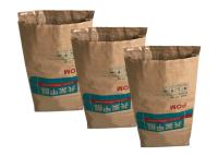 China 2 Layers PE Film Pinch Bottom Kraft Paper Sack For Powder Material for sale