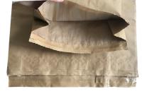China Building Material 120gsm Heat Sealed Paper Bags With Pinch Bottom for sale