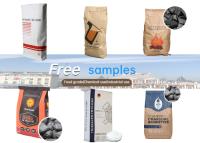China 20kg 25kg Pasted Kraft Paper Valve Bag Starch Sugar Packaging Paper Sack for sale