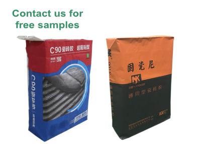 China 20kg 25kg 40kg 50kg Multiwall Kraft Paper Bags Dry Mortar Cement Bag for sale