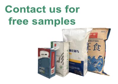 China Food Grade Condiment Packaging Bag 10kg 25kg Potato Starch Sugar Flour Flavoring Paper Packaging for sale