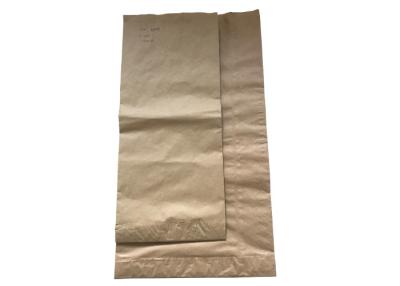 China Printed Strong Self Seal Kraft Paper Bag Multiwall Open Mouth Pinch Bottom Flexo Printing for sale