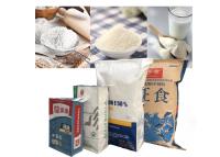 China 20kg 25kg Flour Starch Multiwall Kraft Paper Bags for sale