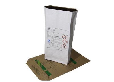 China Industry 3ply Kraft Paper Packaging Bag Waterproof Recyclable With Pe for sale