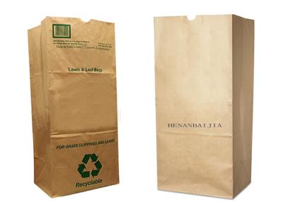 China Open Mouth Multiwall Kraft Lawn Paper Bags 300mm 400mm 900mm for sale