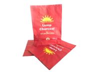 China Charcoal Packaging Multiwall Paper Bags Barbecue 5kg Charcoal Bags for sale