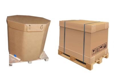 China 220l 1000l Paper Liquid Package IBC Tank Container With Valve for sale
