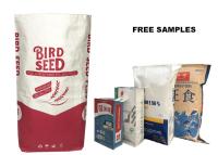 China Multi Layers Plain Kraft Paper Valve Flour Packing Bag Food Grade 20kg 25kg for sale