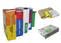 China Custom Cement Valve Sack Pasted Valve Multiwall Paper Bags Heavy Duty 40kg for sale