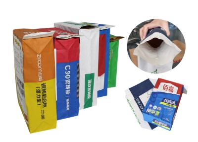 China Custom Polypropylene Paper Valve AD STAR Bag 25kg For Tile Adhesive Packaging for sale
