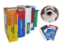 China Chemical Fertilizers Pasted Valve Multiwall Paper Bags 20kg 25kg Waterproof for sale